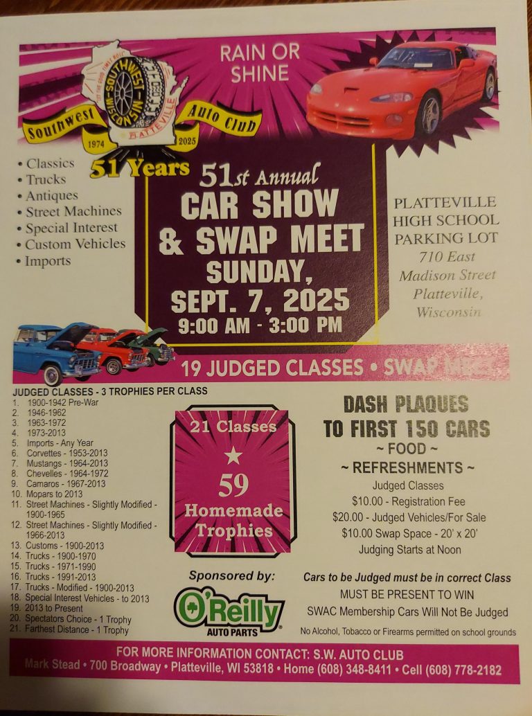 Wisconsin Car Shows - CarShowNationals.com