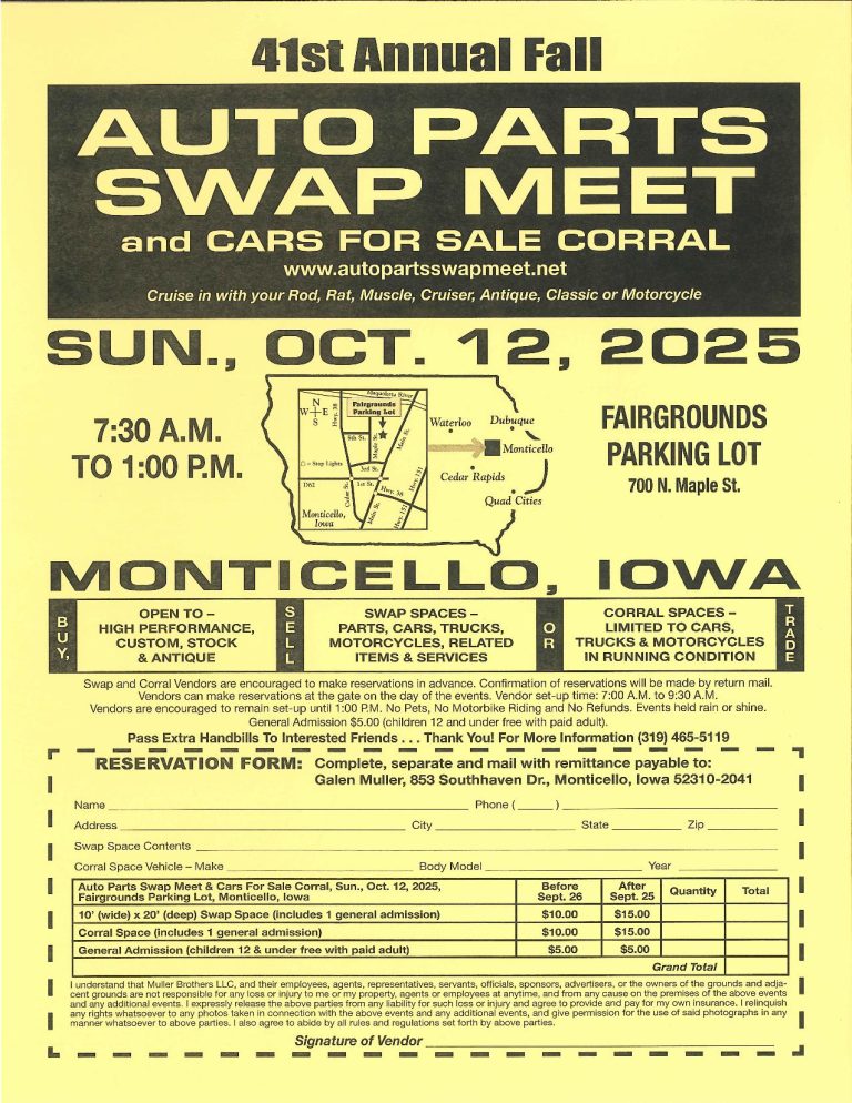 Iowa Car Shows - CarShowNationals.com