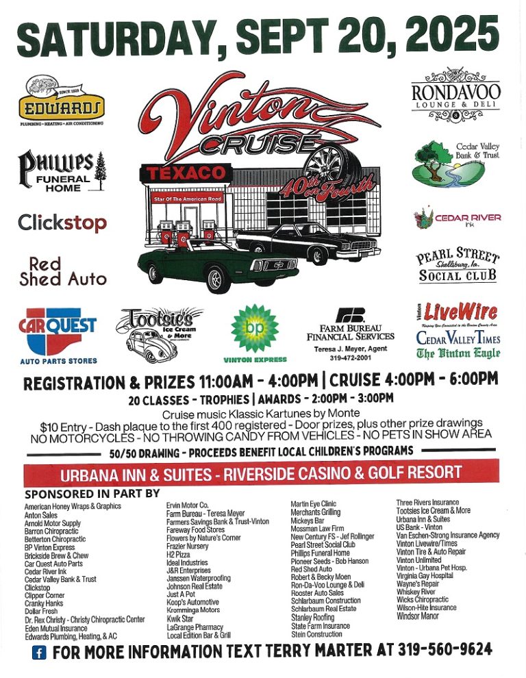 Iowa Car Shows - CarShowNationals.com