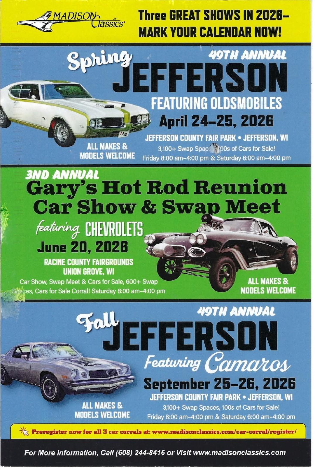 Wisconsin Car Shows - CarShowNationals.com